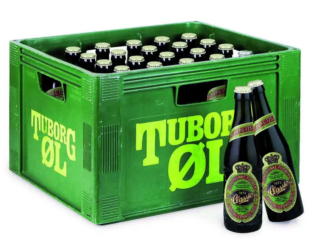 Tuborg Classic Øl 4,6% 33cl. - Fullhouse