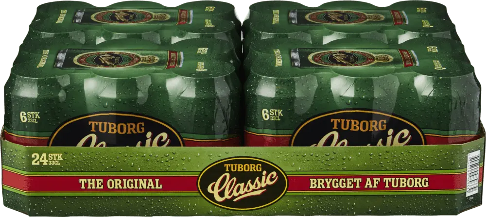 Øl Tuborg Classic 4,6% Dåse - Danmark - Fullhouse